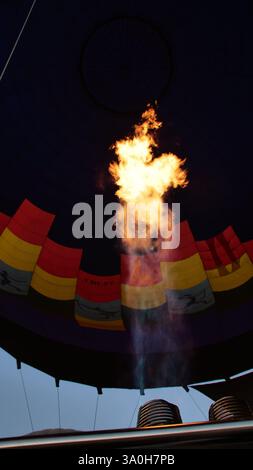 Balloon safari in Namibia Stock Photo - Alamy