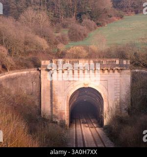 Box tunnel, Wiltshire located on the Great Western main line Stock ...