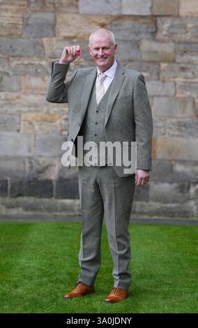 Golfer Sandy Lyle after being made an Officer of he Order of the ...