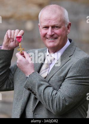 Golfer Sandy Lyle after being made an Officer of he Order of the ...