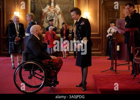 Nathan Macqueen, from Addiewell, is made a Member of the Order of the ...