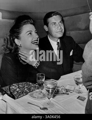 Anne Baxter with her husband John Hodiak Stock Photo - Alamy