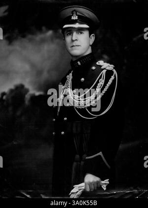 Jack Becker, resplendent in his uniform as leader of the Adelaide Boys ...