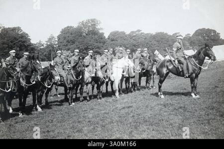 A troop of the West Kent Imperial Yeomanry during the Edwardian era ...