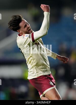 Bristol City's Harry Cornick celebrates at the final whistle after the ...