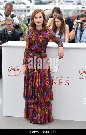 Isabelle HuppertHAPPY END photocall at the 70th Cannes Film Festival ...