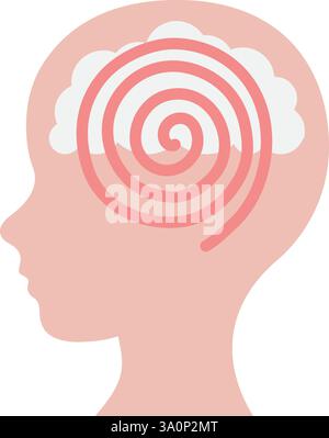 Subconscious Mind Spiral Stock Vector Image & Art - Alamy
