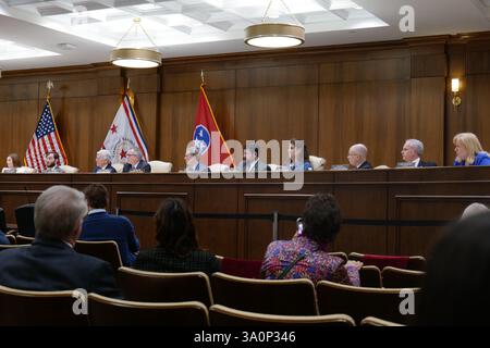The Tennessee Senate Judiciary Committee meets on March 4, 2025 in the ...