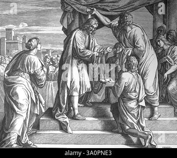 DAVID CROWNED KING Stock Photo - Alamy