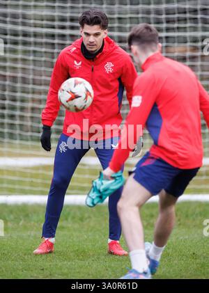 Rangers' Ianis Hagi during a training session at the Rangers Training ...