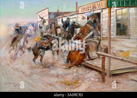 ‘In Without Knocking’ by Charles Marion Russell depicts a scene from ...