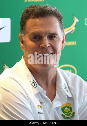 South Africa Head Coach Rassie Erasmus during the Quilter Nations ...