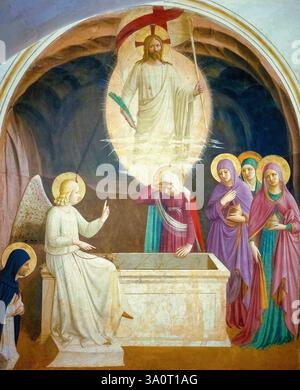 Resurrection of Christ and Women at the Tomb by Fra Angelico (San Marco ...