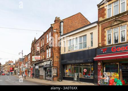 Rotherham Yorkshire UK - Shops in shopping precinct in town centre ...
