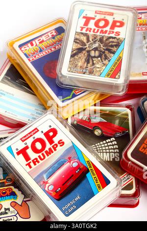 Waddingtons Top Trumps iconic card game from the 1970s - 1980s Stock ...
