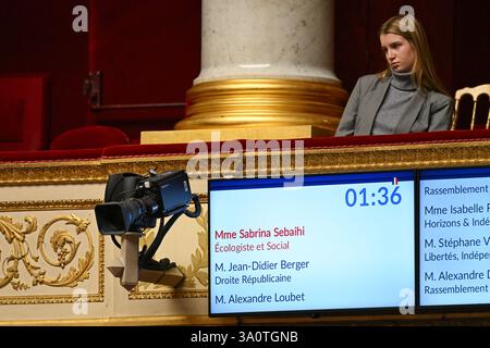 Paris, France. 04th Mar, 2025. Prime Minister Francois Bayrou during ...