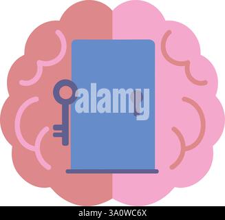 Subconscious Mind Door Stock Vector Image & Art - Alamy