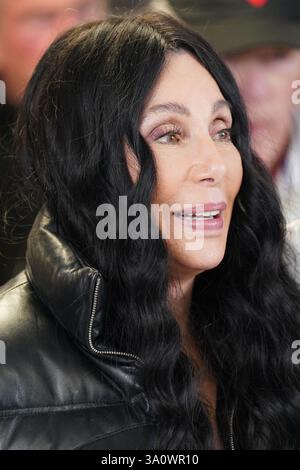 Cher at a public appearance for Cher Visits God s Love We Deliver ...