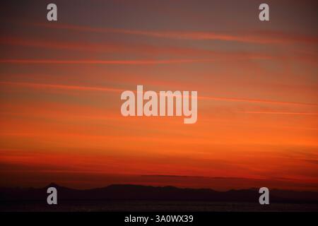 beach at sunset vouliagmeni athens riviera athens greece Stock Photo ...