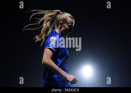 Chelsea's Aggie Beever-Jones during a training session at Cobham ...