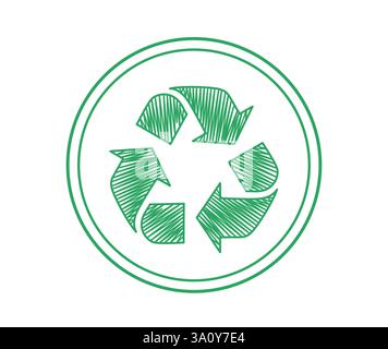 Recycle sign icon clipart. Recycling arrow clip art in blue signboard ...