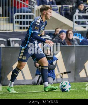 CHESTER, PA - MARCH 01: FC Cincinnati goalkeeper Roman Celentano #18 ...
