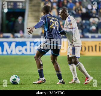 FC Cincinnati forward Kevin Denkey, left, battles Charlotte FC ...