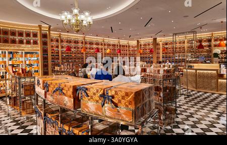 The Bacha coffee shop at the IFC mall in Hong Kong Stock Photo - Alamy