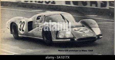 MATRA 630 PROTOTYPE LE MANS 1969 Stock Photo - Alamy