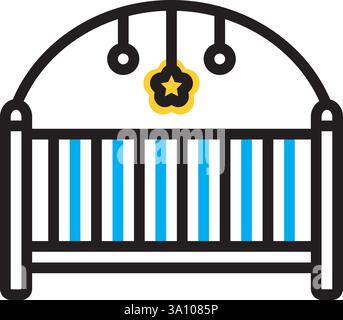 Icon for play pen,rocking Stock Vector Image & Art - Alamy