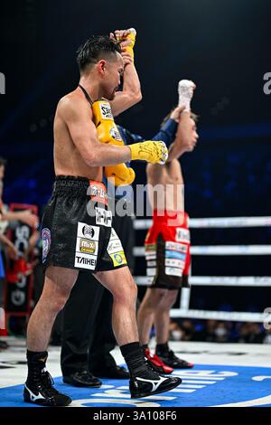 Daigo Higa of Japan, right, and Seiya Tsutsumi , left, of Japan arrives ...