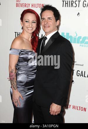 Summer Soltis And Hal Sparks Arriving At The 7th Annual Thirst Gala At