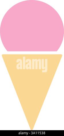 Berry cream fruit icon flat vector. Fresh salad. Natural calorie Stock ...