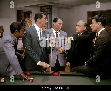 OCEAN'S ELEVEN 1960 DEAN MARTIN FRANK SINATRA PETER LAWFORD SAMMY DAVIS ...