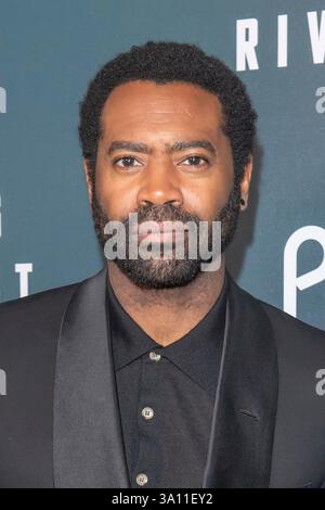 Nicholas Pinnock attends the premiere of "Long Bright River" at ...