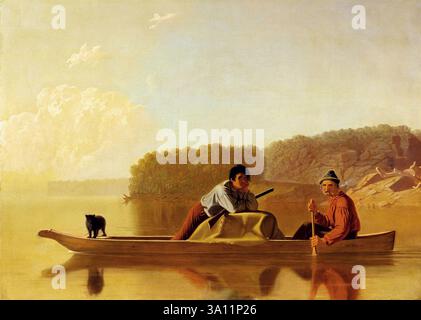 'The Trappers' Return' by George Caleb Bingham is a 19th-century ...