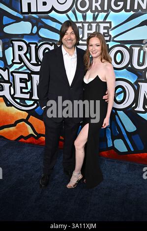 Jody Hill mit Begleitung bei der Premiere der 4. und finalen Staffel ...