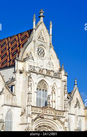 France, Ain, Bourg-en-Bresse, royal monastery of Brou restored in 2018 ...