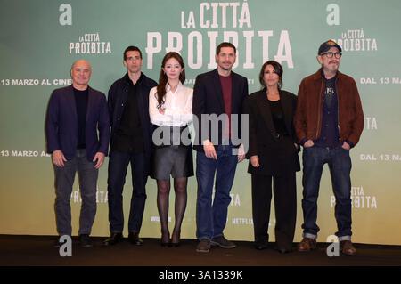 Enrico Borello , Yaxi Liu Photocall of the press conference of the ...