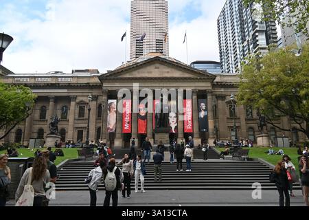 The exterior of State Library Victoria, Australia's oldest public ...