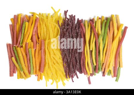 large group of colored licorice Stock Photo - Alamy