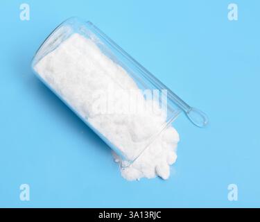 Potassium bitartrate, also known as potassium hydrogen tartrate, with ...