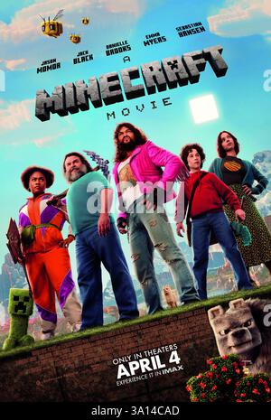 A Minecraft Movie poster Stock Photo - Alamy