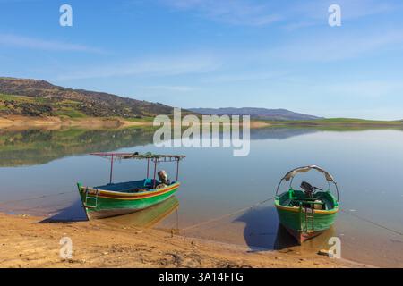 The M'Jaara Dam, also known as Al Wahda Dam, is an embankment dam ...