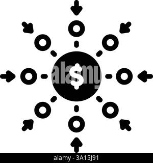 Icon for centralized finance, centralized Stock Vector Image & Art - Alamy