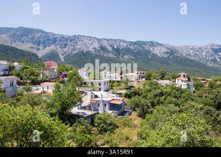 The pretty Vlahia village in North Evia, Greece Stock Photo - Alamy