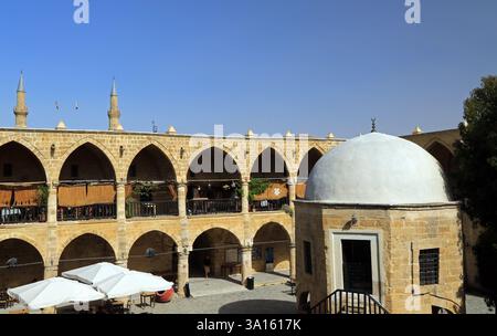 Buyuk Han, old caravansarai in Nicosia, Cyprus Stock Photo - Alamy