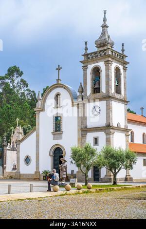Portugal, Northern region, Castelo do Neiva, fresco of Our Lady of ...