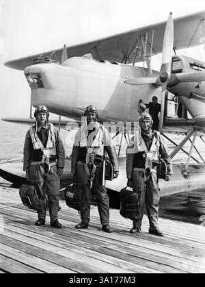 Heinkel He 59 seaplane at a naval air base. [automated translation ...