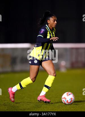 Manchester City's Kerolin during the Barclays Women's Super League ...